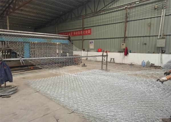 Zinc Coated Gabion Box  Channel Lining River Banks Gabion Wire Baskets