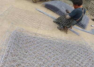 China Multipurpose Galvanised Gabion Boxes Hexagonal Mesh Gabion Baskets 2.0-4.0mm Wire Diameter for sale