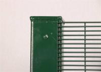 China 358 Welded Wire Mesh Security Fence 76.2x12.7mm Anti-Climbing Panel 4mm Wire for sale