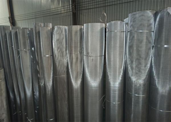 Quality 304L Stainless Steel Woven Wire Mesh Screen / Electro Galvanized Square Mesh for sale