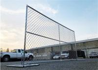 China 7.5ft Galvanized Temporary Wire Mesh Fence Panel 2x4in Mesh for Crowd Control for sale