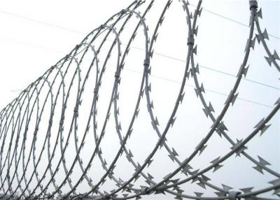 Cina Durabile Concertina Razor Wire Single / Double Spiral Razor Wire Coil in vendita