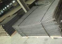 China 65Mn Steel Crimped Woven Wire Mesh 1.5-12mm for Vibrating Quarry Screen Mining for sale