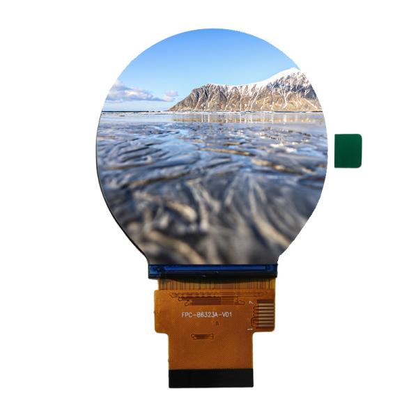 Quality Industrial High Brightness LCD Screen 480×480 Resolution 2.1 Inch Round IPS LCD Display for sale
