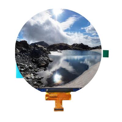 China 580nits Brightness Round TFT LCD Display Screen 3.6 Inch 544x506 Resolution for sale