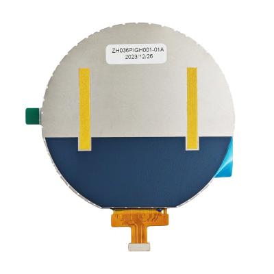 China 580nits Brightness Round TFT LCD Display Screen 3.6 Inch 544x506 Resolution for sale