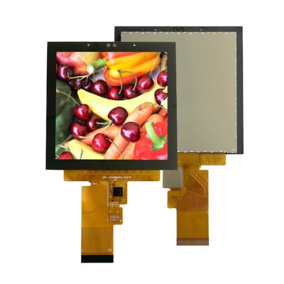 China 4.0 Inch PCAP LCD 350 Nits Brightness 480x480 Square TFT LCD Touch Screen Module for sale
