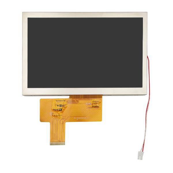 Quality Wide Temperature Industrial 7 Inch TFT Display 480nits Brightness Optional Touch for sale