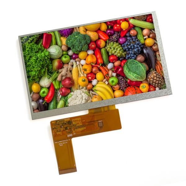 Quality 700nits 7 Inch High Brightness TN TFT LCD Display 800x480 Optional Touch Panel for sale