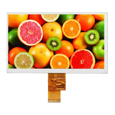 China Wide Temperature 7 Inch TFT LCD Display LVDS Interface 1024x600 Resolution for sale