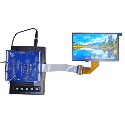 China 50 Pin RGB 7 Inch TFT LCD Display With Resistive Touch Screen 1024x600 Resolution for sale