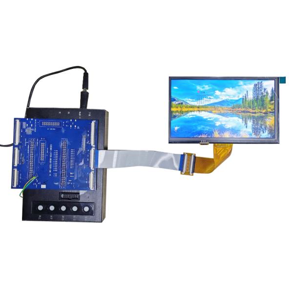 Quality 50 Pin RGB 7 Inch TFT LCD Display With Resistive Touch Screen 1024x600 for sale