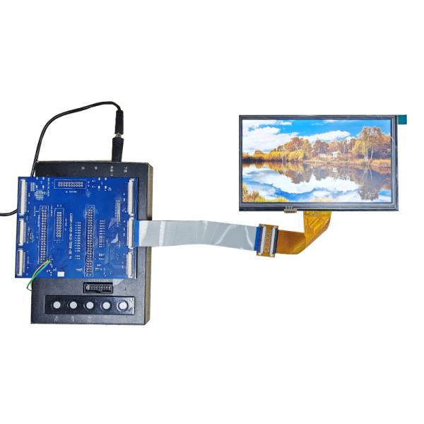 Quality 1024x600 7 Inch LCD Module IPS Panel Brightness 300nits With RTP for sale
