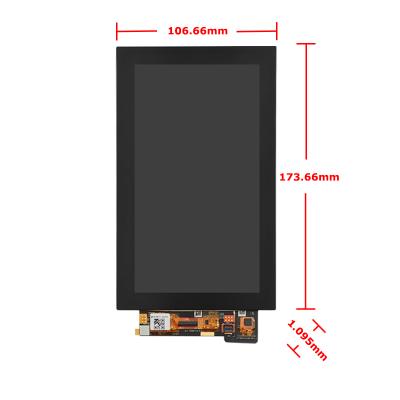China 1080x1920 MIPI Interface OLED Touch Screen Display 7 Inch AMOLED Screen Display for sale
