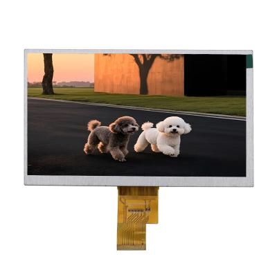 China High Brightness 7 Inch LCD Display 1024x600 IPS LVDS TFT LCD Module Wide Temperature Optional PCAP Touch for sale