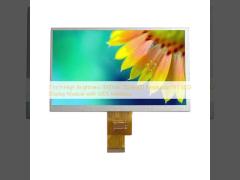 7 Zoll alta luminosità 1000nits 1024x600 TFT ad alta risoluzione Modulo di schermo LCD con LVDS-Schnittstelle