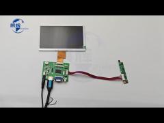 야외 7 인치 IPS 패널 고 밝기 LCD 디스플레이 1000nits TFT LCD 모듈 디스플레이